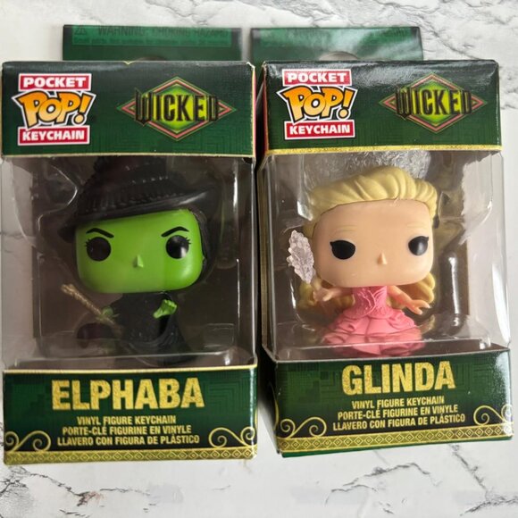 Storage & Organization | Elphaba Glinda Pocket Pop Keychain Wicked ...